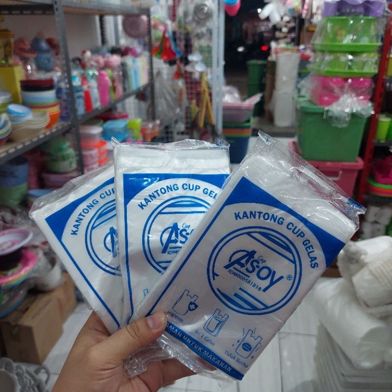 Jual Plastik Es / plastik gelas pop ice / plastik/ gelas pop ice / pop ...