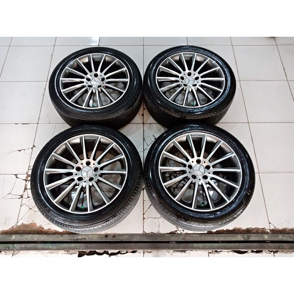 Jual Velg mobil mercy ring 18 AMG BLADE R18X8 H5X114 ET45 GMF+BAN bonus | Shopee Indonesia