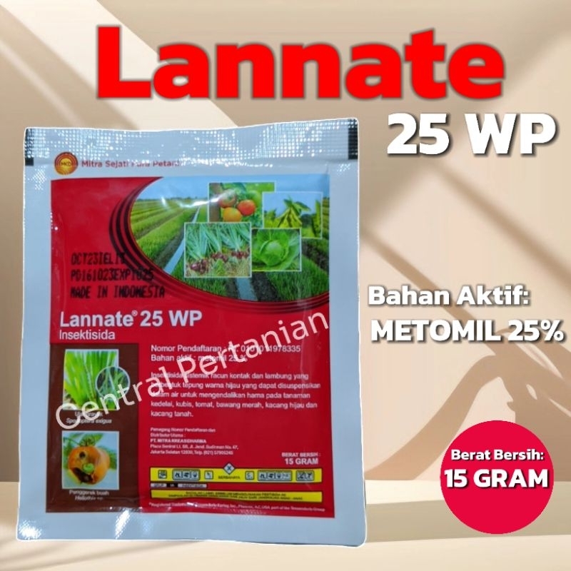 Jual Insektisida Lannate 25 WP 15 Gram | Shopee Indonesia