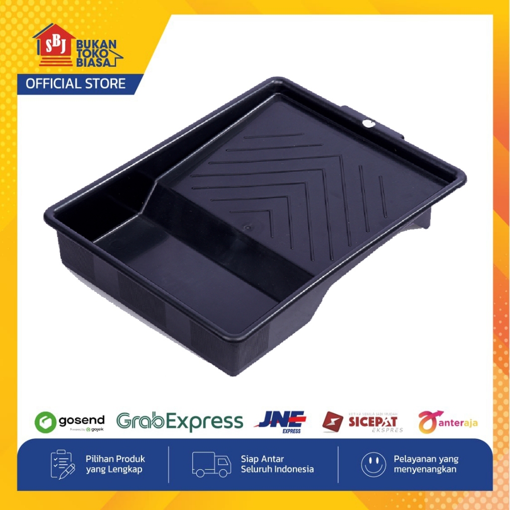 Jual Bak Cat Baki Cat Plastik Baki Tempat Roll Rol Kuas Tembok Hitam ...