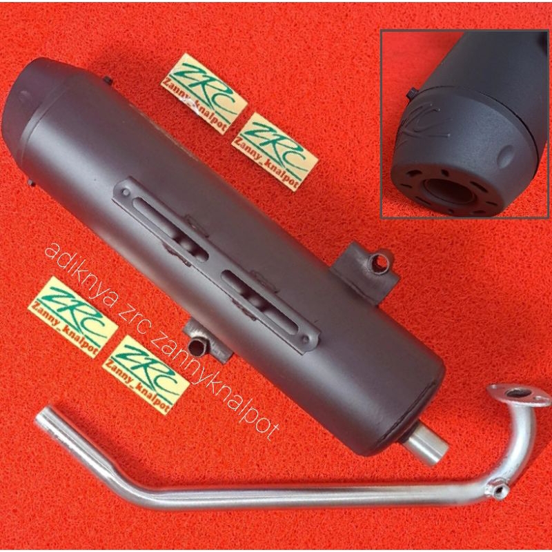 Jual KNALPOT PCX 160/PCX 150 MUFFLER HITAM/KNALPOT ZRC MUFFLER HITAM ...
