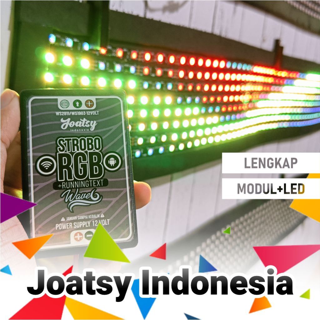 Jual Strobo Kaca Mobil Semua Ukuran Satu Set Modul Text Wifi Wave Vol.6 ...