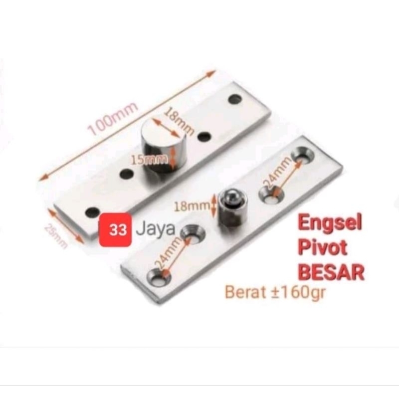 Jual Engsel Pivot Besar uk 100x25mm AS TENGAH or AS PINGGIR | Shopee ...