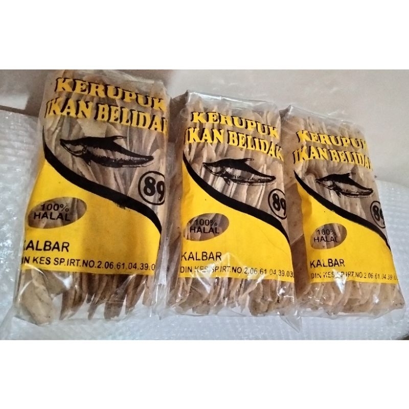 Jual Kerupuk Ikan Belidak 89 / Krupuk Ikan Belida Sahang / Kerupuk Ikan ...