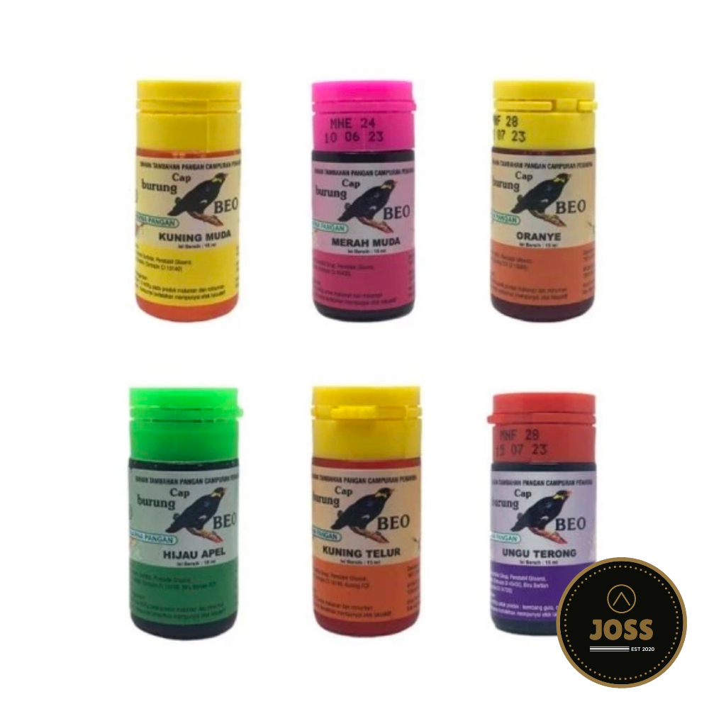 Jual Pewarna Makanan CAP BEO Aneka Warna 15ml | Shopee Indonesia