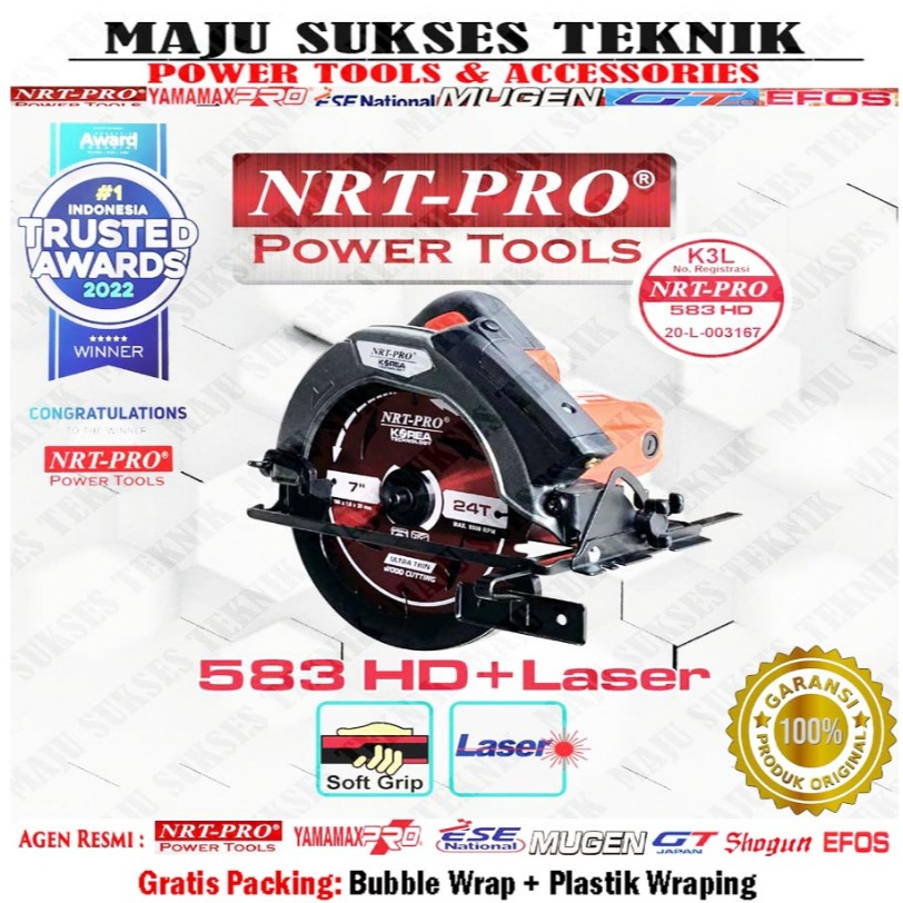 Jual NRT-PRO 583 HD Circular Saw 7 Inch 7Inch Gergaji Listrik Circle ...