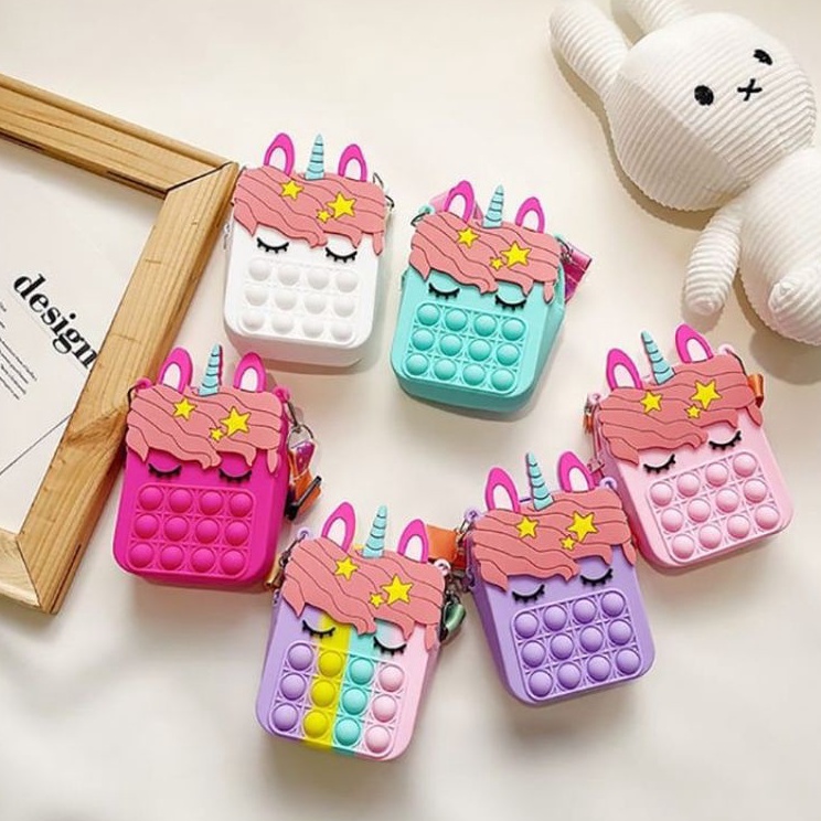 Jual Pusat Irit Tas Pony Anak Pop It Jelly Kecil Import | Shopee Indonesia