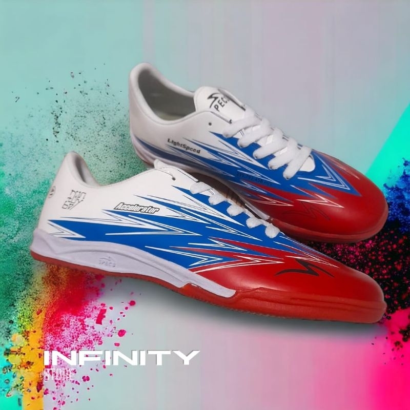 Jual sepatu futsal specs lightspeed runtuboy putih | Shopee Indonesia