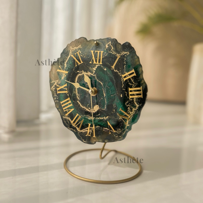 Jual ASTHETE - table clock roman aesthetic elegant hook / jam meja ...