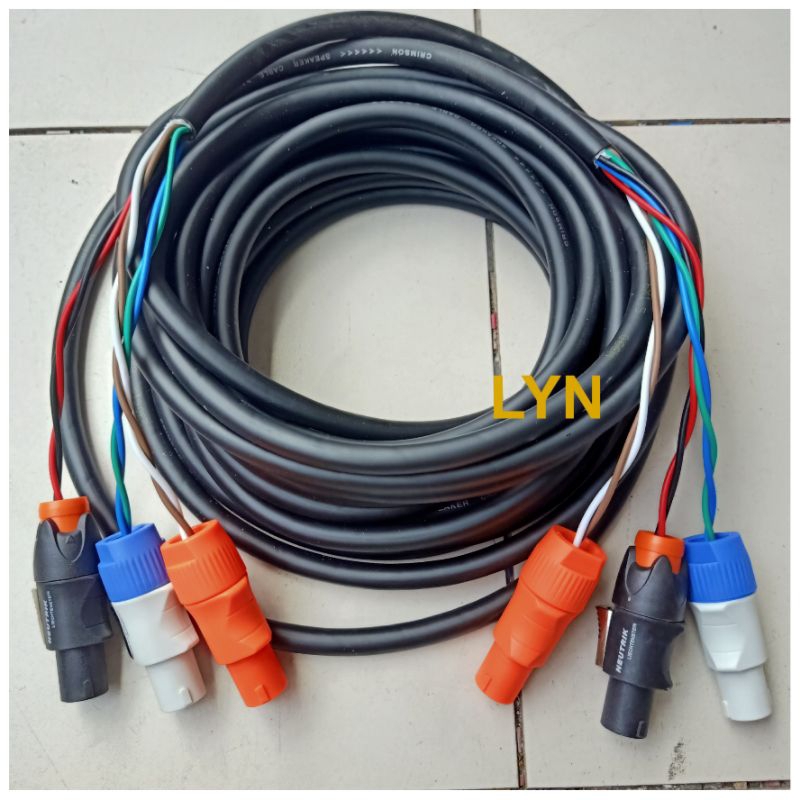 Jual KABEL SPEAKER CRIMSON 6x2,5 TERPASANG SPIKON SPIKON PANJANG 15 ...