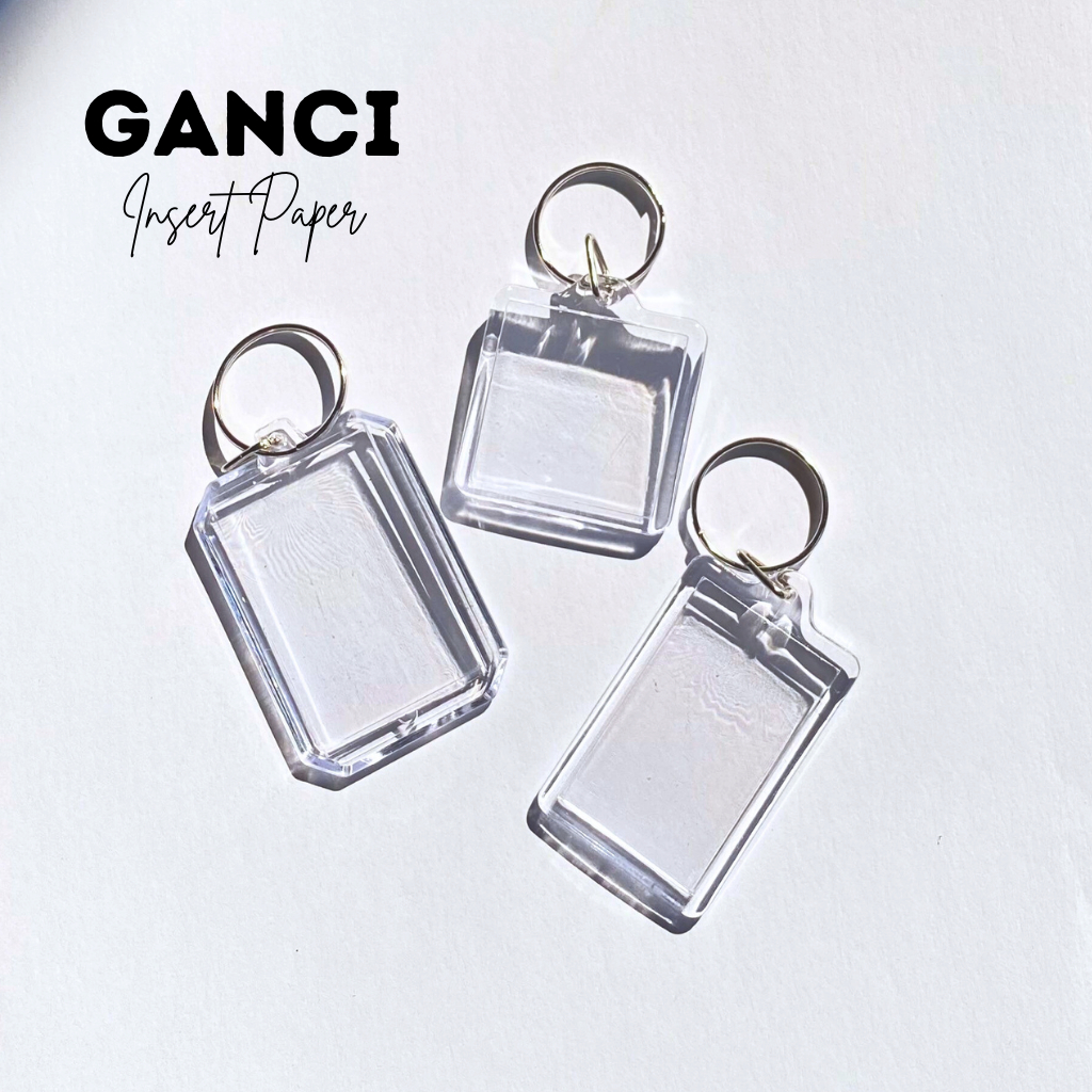 Jual Gantungan Kunci Akrilik Insert Paper Foto / Ganci Foto | Shopee ...