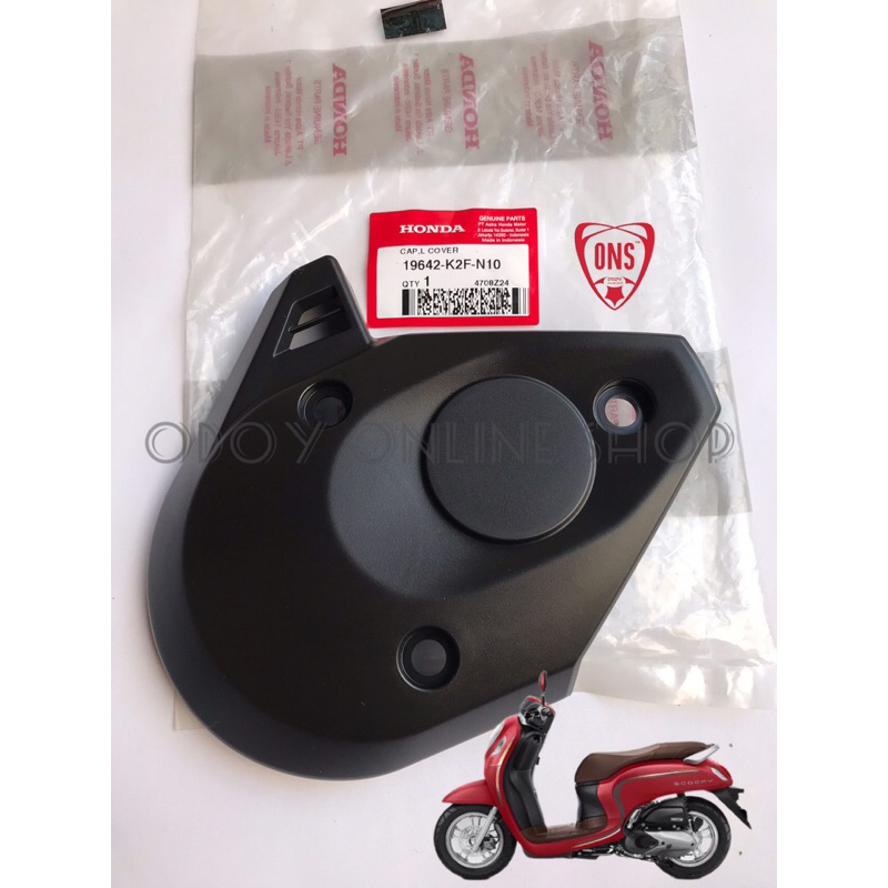 Jual Cap L Cover tutup blok cvt Scoopy esp Iss new K2F tahun 2021-2022 ...