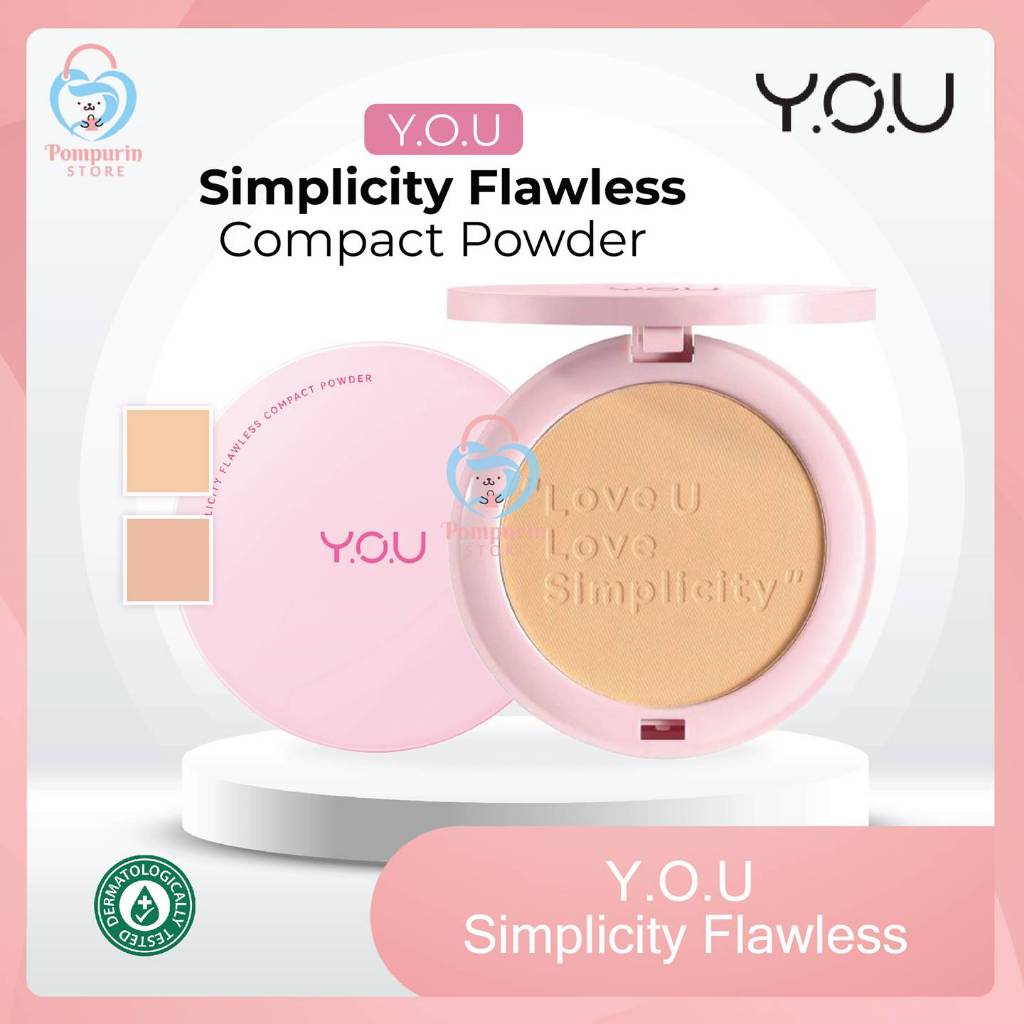 Jual [NEW] YOU Simplicity Flawless Compact Powder - Bedak Padat by Y.O ...