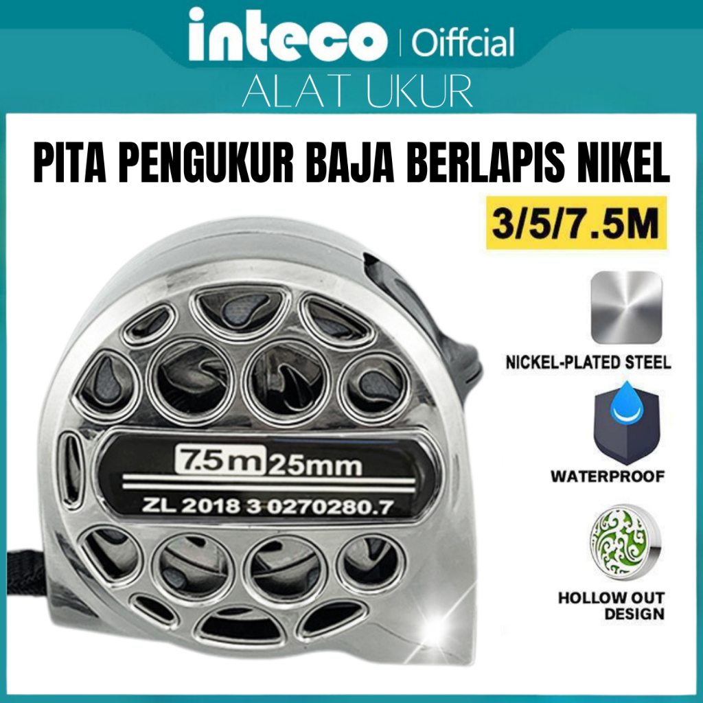 Jual Alat Ukur Meteran Roll 3M/5M/7.5M Pengukur Kelas Industri Presisi Tinggi Tape Measuring ...