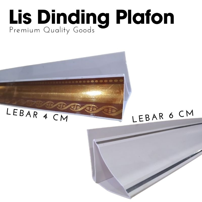 Jual Lis Dinding PVC List Plafon PVC Lis Sudut Plafon Untuk Pinggiran plafon Dan Aksesoris ...