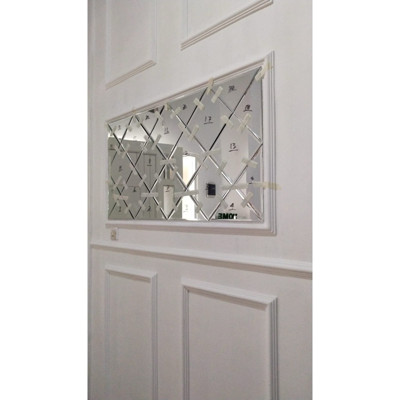 Jual Custom 110x140 Tebal 5mili Bevel 1cm FREE PACKING KAYU DAN DOUBLE ...