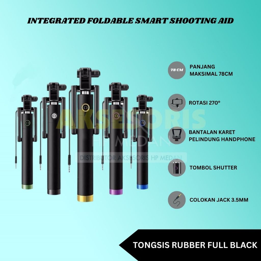 Jual TONGSIS RUBBER FULL BLACK 5.0/TONGSIS SELFIE | Shopee Indonesia