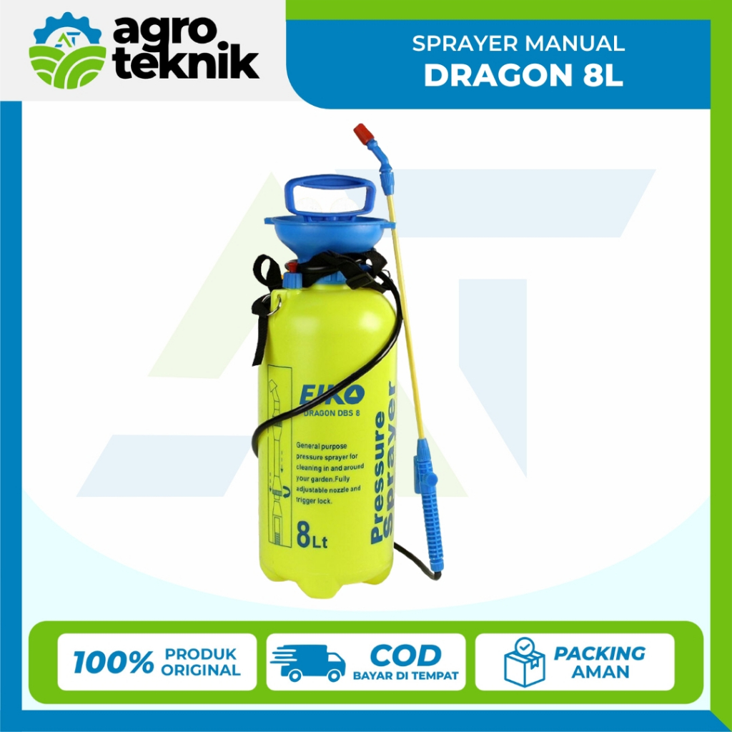 Jual Sprayer Tanaman DRAGON 8 Liter / Alat Semprotan Hama Disenfektan ...