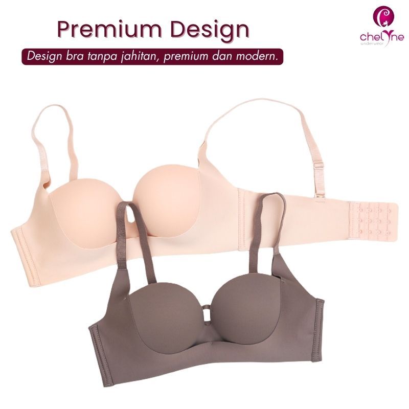 Jual BH Seamless 5588 Half Cup Push-Up Bra Tebal - Bra Premium Breathable Tanpa Kawat Penyangga ...