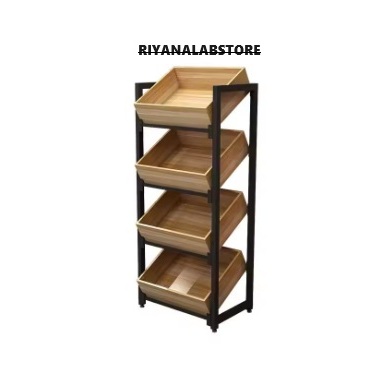 Jual Rak Display Buah - Buahan / Rak Buah buahan / Rak buah Supermarket ...