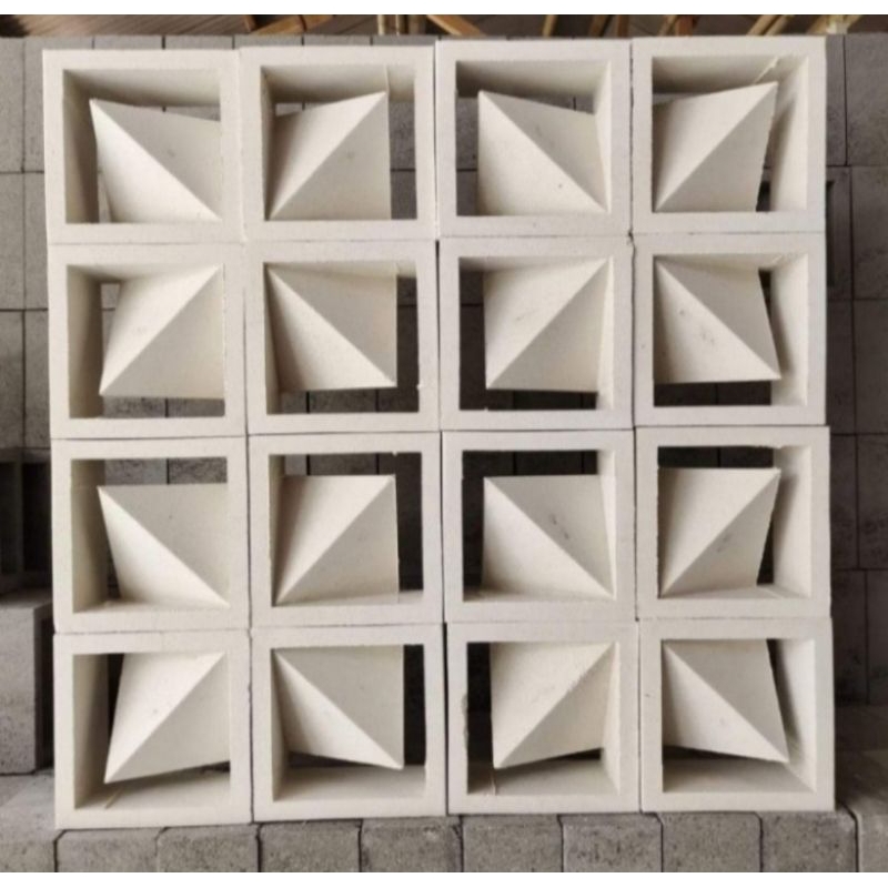 Jual Roster beton minimalis/Loster beton minimalis motif L duri 2 sisi ...