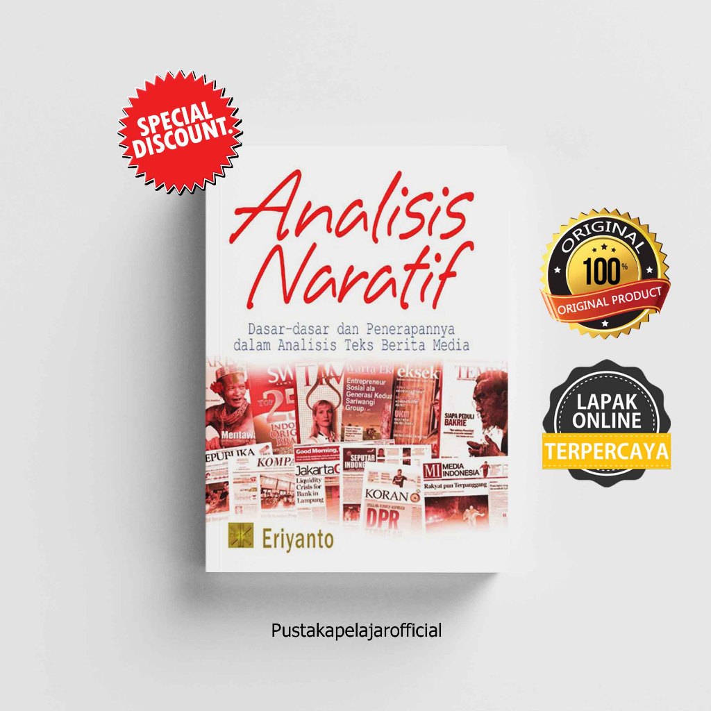 Jual Buku Original Analisis Naratif - Eriyanto - Kencana | Shopee Indonesia