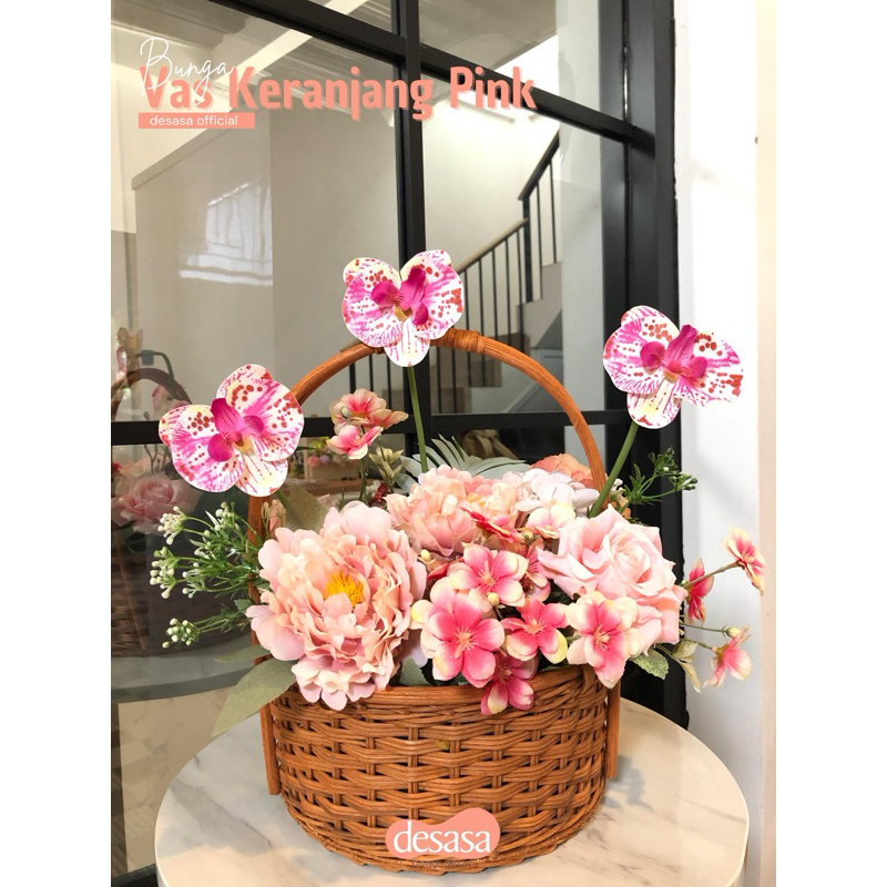 Jual BUNGA VAS KERANJANG / COD / PEONY ARTIFISIAL / BUNGA PALSU ...
