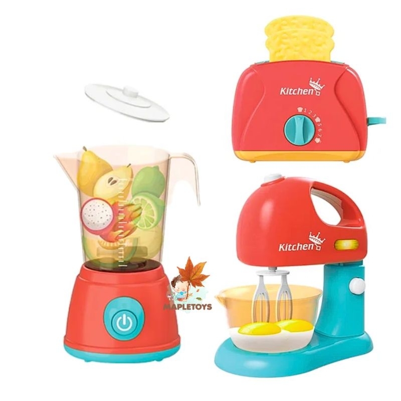 Jual JUMBO mainan electric blender toaster mixer mainan masak masakan anak dapur dapuran mainan ...