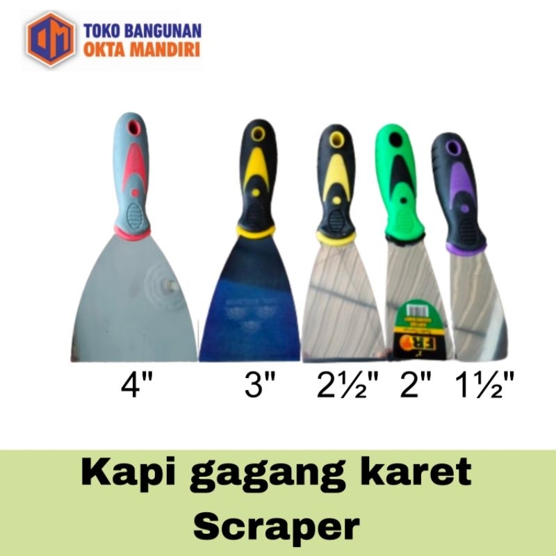 Jual OKM - Kapi gagang karet - Scraper - kapi bagus | Shopee Indonesia