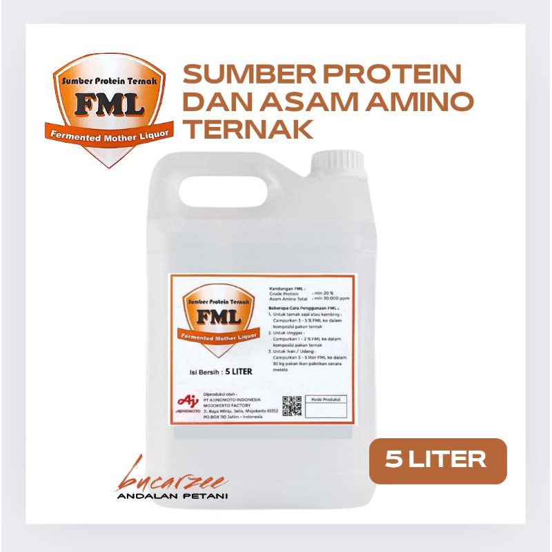 Jual FML. SUMBER PROTEIN DAN ASAM AMINO TERNAK 5 Liter | Shopee Indonesia