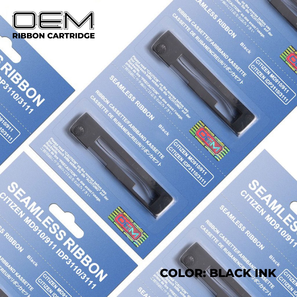 Jual SEAMLESS RIBBON FOR USE ON CITIZEN IR910/IDP-3110-24X/IR91 (BLACK ...