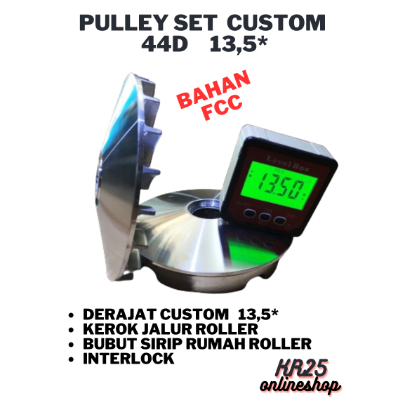 Jual PULLEY SET CUSTOM RUMAH ROLLER RACING DERAJAT CUSTOM XEON KODE 44D ...