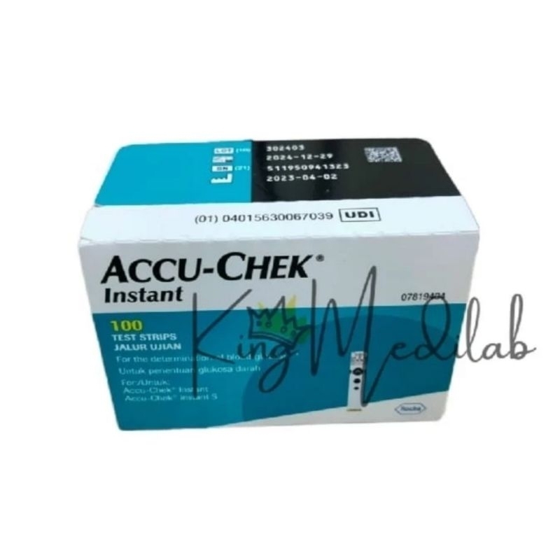 Jual Strip Accucheck Instant / Blood Glucose Test Strip Accu Check ...