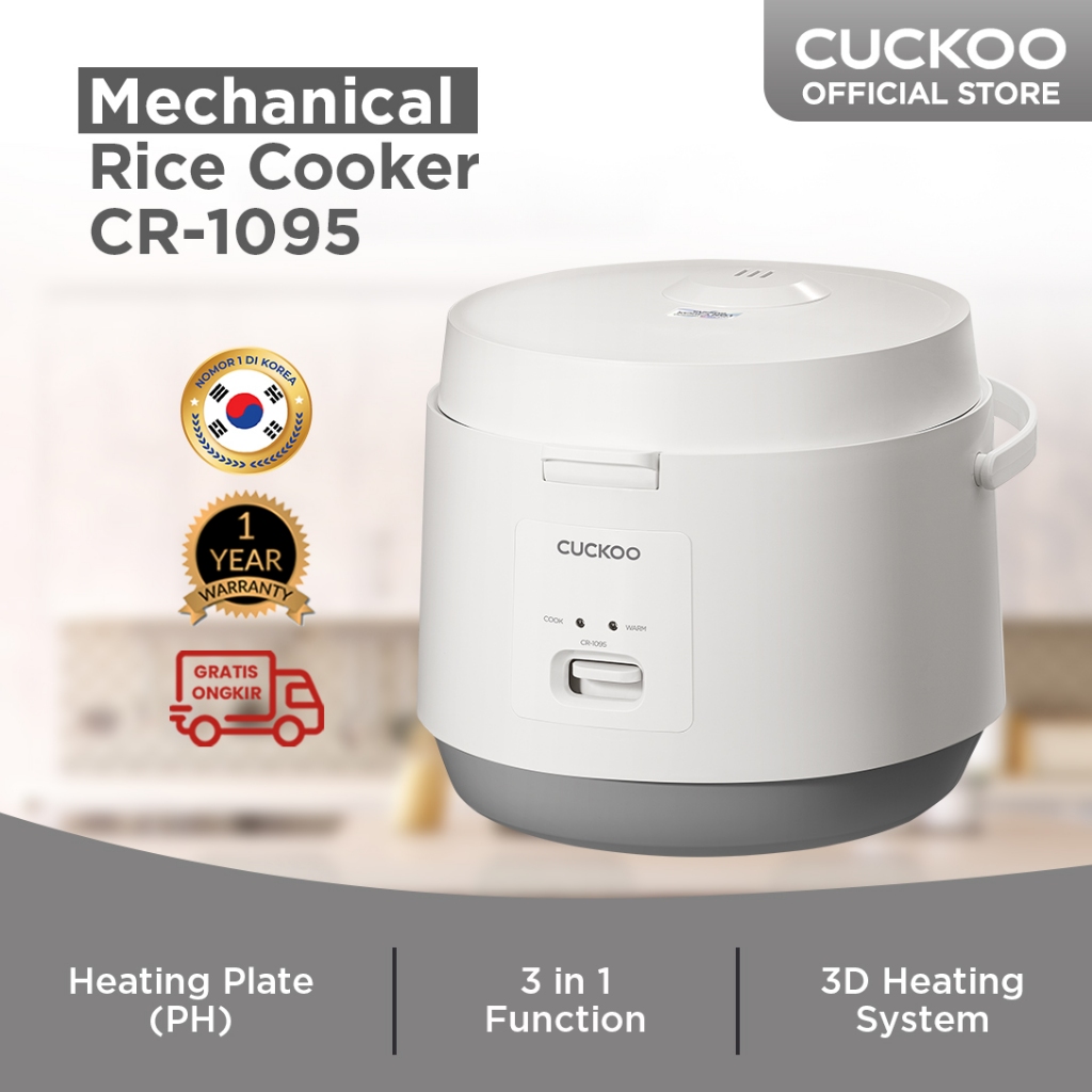 Jual CUCKOO Low Watt Mechanical Rice Cooker 1.8 L CR-1095 Magic Com ...