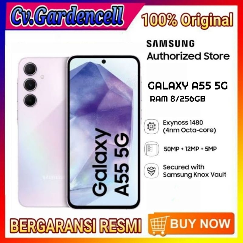 Jual Samsung Galaxy A55 (5G) Ram 8/256gb Garansi Resmi | Shopee Indonesia