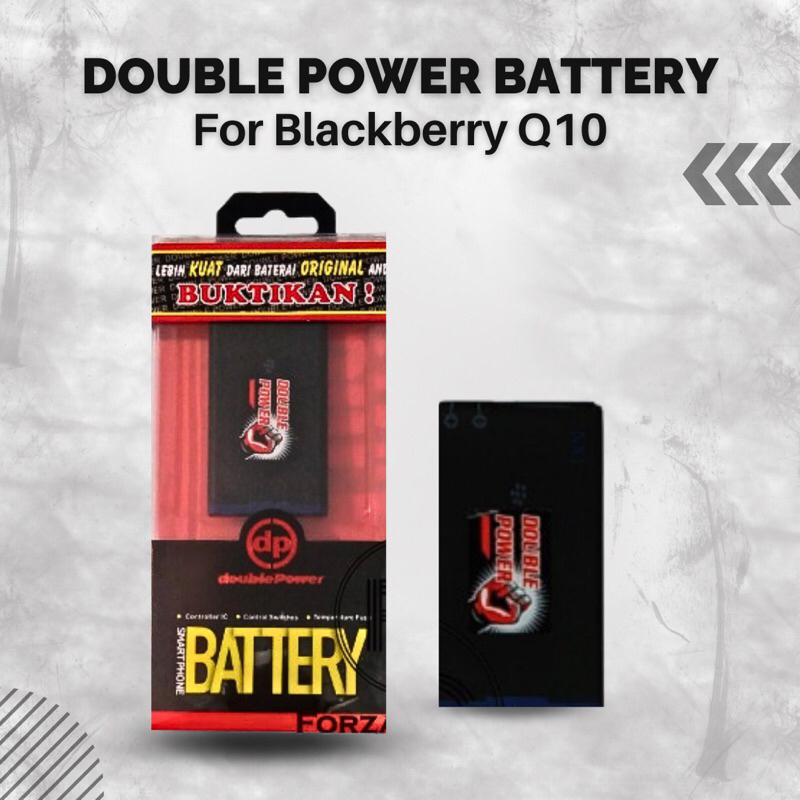 Jual [ 100% REAL ] Baterai Double Power Q10 q10 blackberry 2800mAh ...