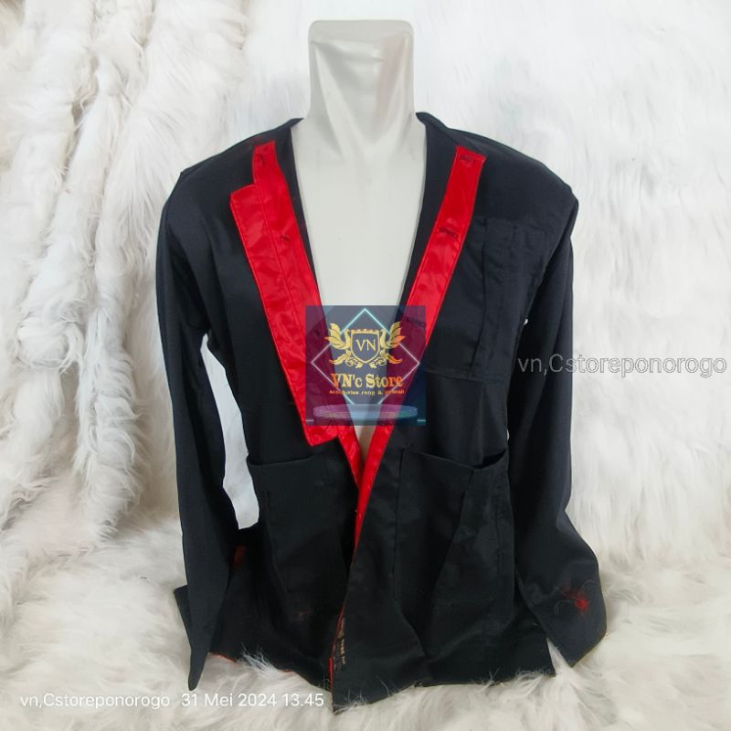 Jual BAJU WAROK KAIN NAGATA FULSET / PENADON / hem bordir reog / baju ...