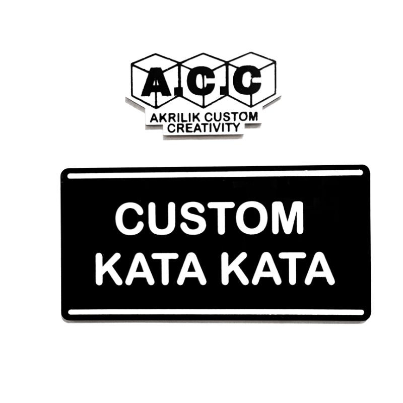 Jual Akrilik Custom Kata - Kata Nama Ruangan Akrilik Sign Board ...