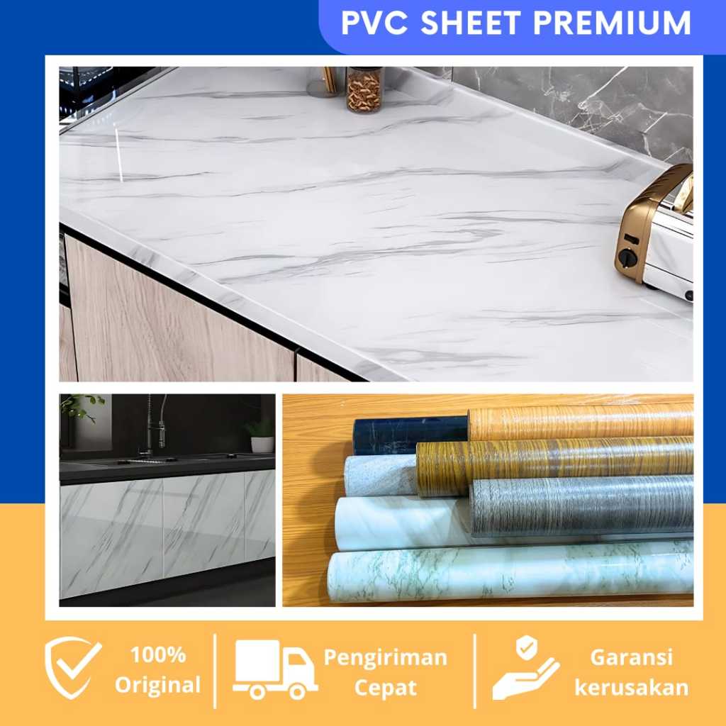 Jual PVC SHEET (Sudah ada Lem)/Deco Sheet pelapis furniture/ sticker ...