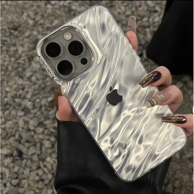 Jual NEW !! Metalic Hologram Wrinkle Textured Case - Hardcase / Casing ...
