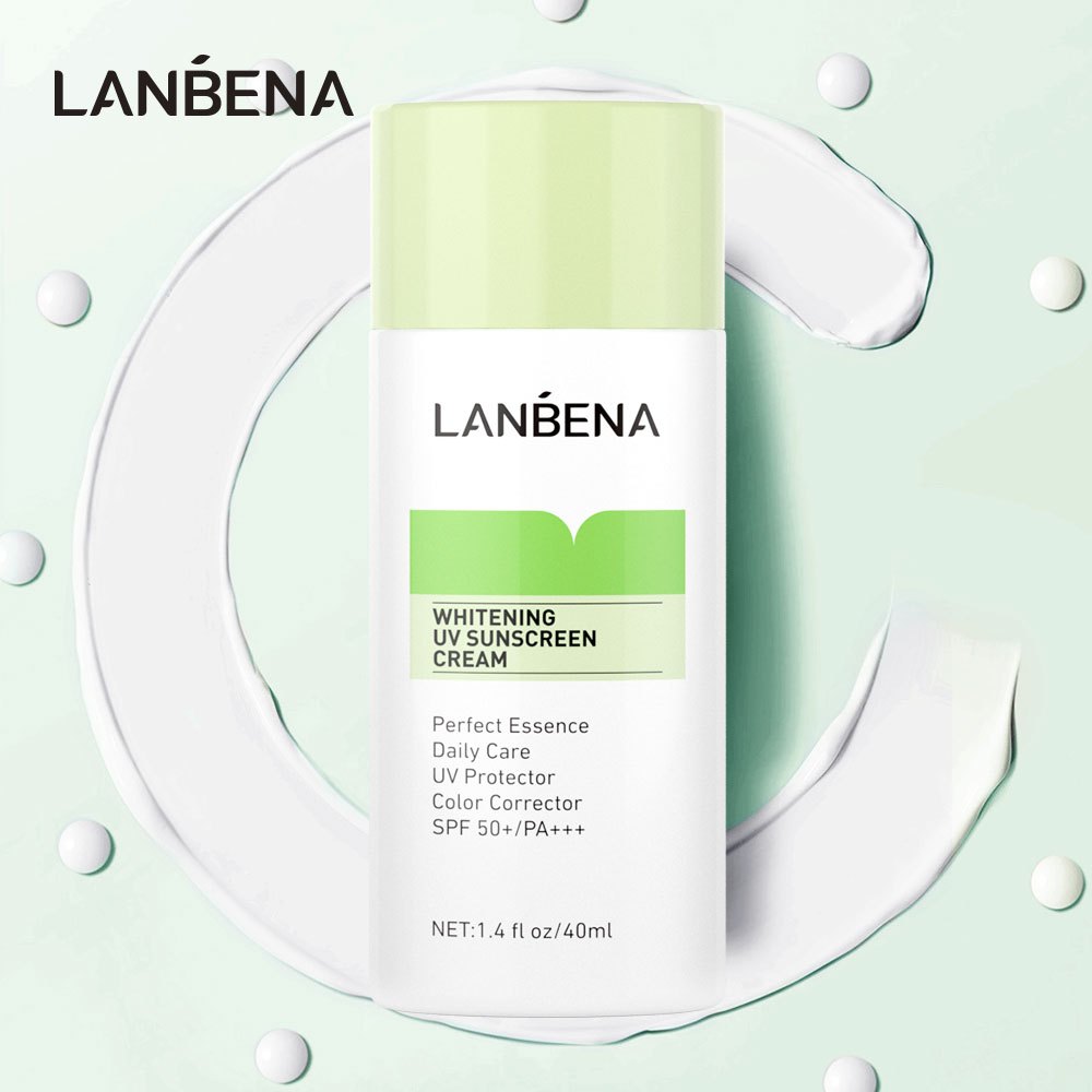 Jual LANBENA Sunscreen UV Cream SPF 50++ Sunblock Badan wajah Pelindung ...