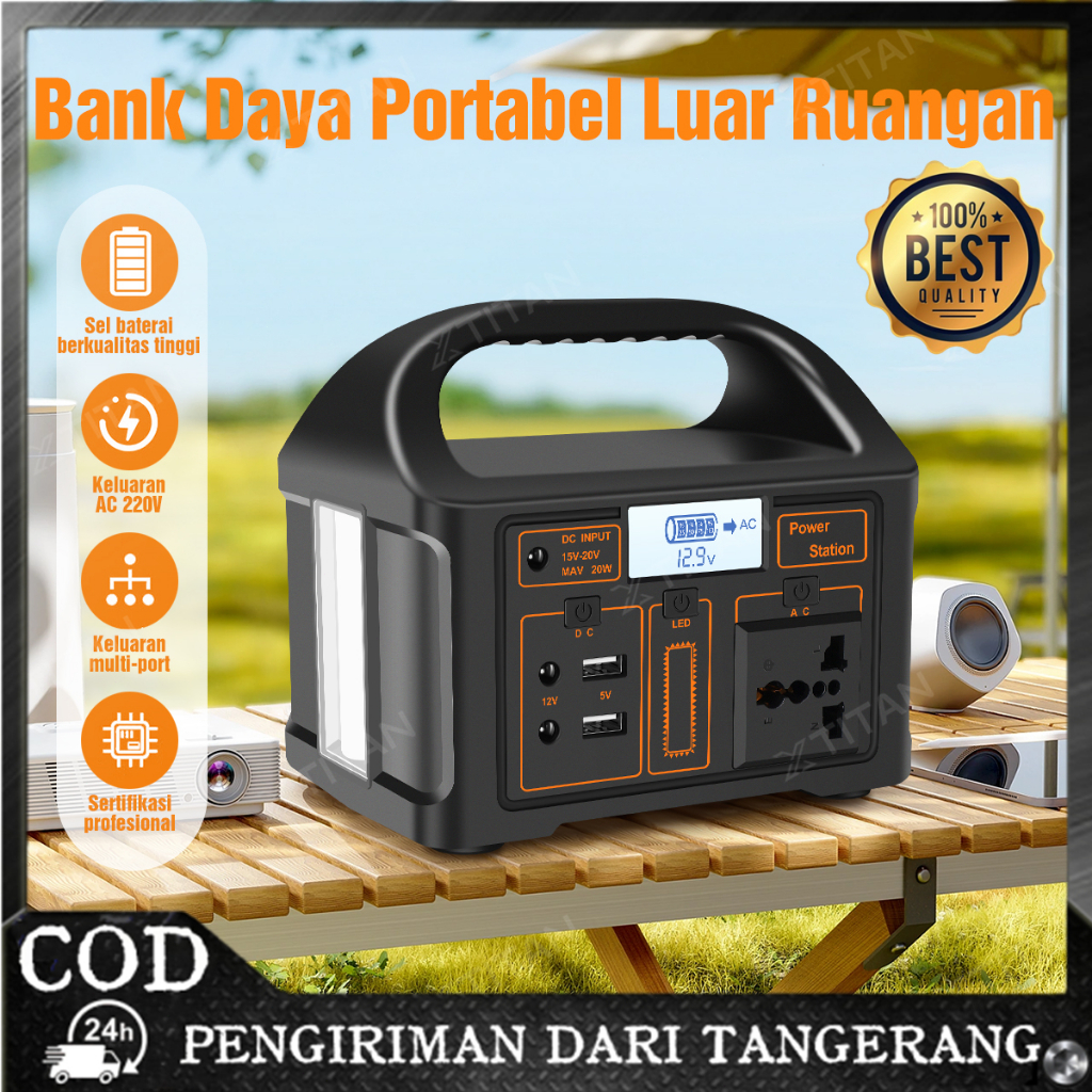 Jual Pembangkit Listrik Tenaga Surya Portabel 220V 100W Generator ...