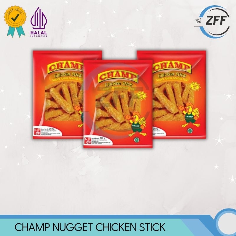 Jual Champ Chicken Nugget Stick 250gr | Shopee Indonesia