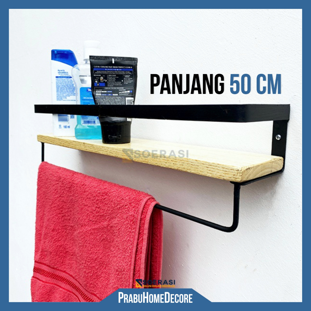 Jual Rak Dinding Handuk Lipat Minimalis Kamar Mandi Laundry Murah ...
