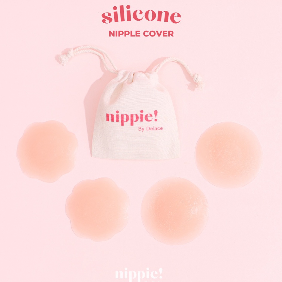 Jual NIPPIE SILICONE NIPPLE COVER Delace Penutup Puting Payudara ...