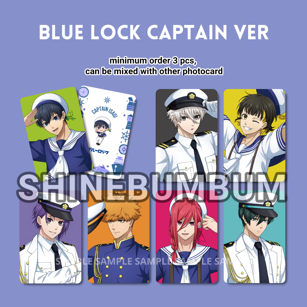 Jual Photocard Blue Lock Captain Ver [SHINEBUMBUM] | Shopee Indonesia