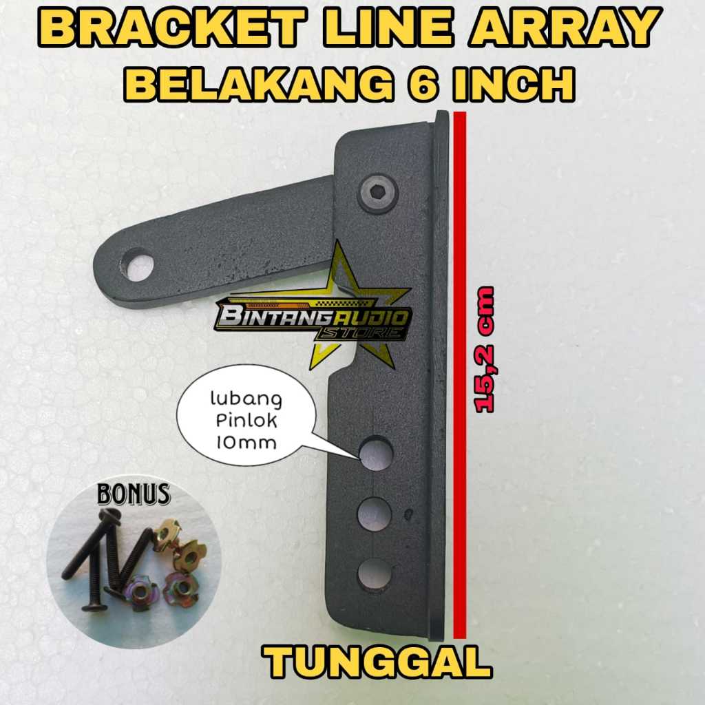 Jual Breket BOX LINE ARRAY 6'' (BELAKANG) / Bracket 6 inch Gantung Bahan Diral | Shopee Indonesia