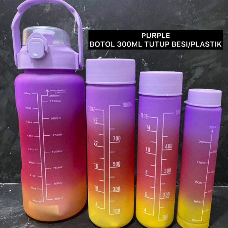 Jual BOTOL BERANAK 4 IN 1 2000ML 900ML 500ML 300ML + SEDOTAN + STIKER + LEBEL UKURAN / BOTOL ...