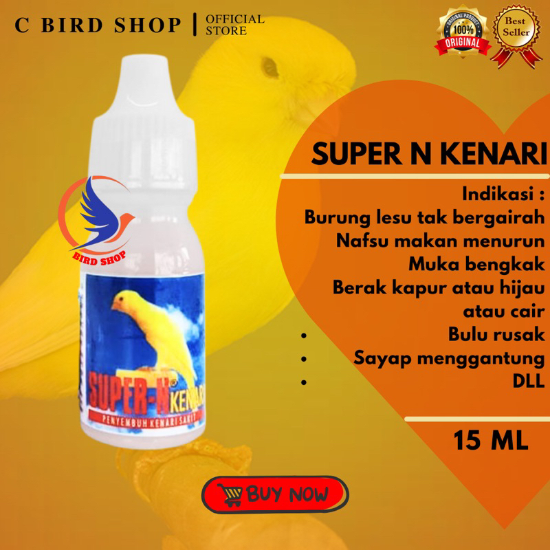 Jual C BIRD - SUPER N KENARI • OBAT KENARI SAKIT INFEKSI PENCERNAAN ...