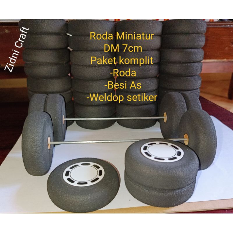 Jual Roda Miniatur DM 7cm(paket komplit) | Shopee Indonesia